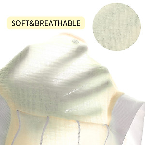 WZ PET Cat Surgery Recovery Suit,Soft Recovery Suit for Cats After Surgery Wear,Professional Cat Recovery Suit Female(Yellow,S)