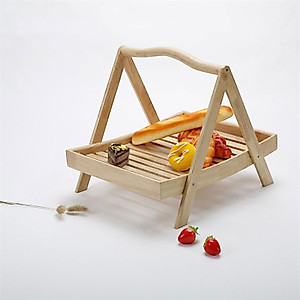 Cake Stand Creative Pastry and Bread Display Rack Rubber Wooden Basket Dessert Cake Display Rack Decorative Display Table Dessert Stand Cupcake Holder