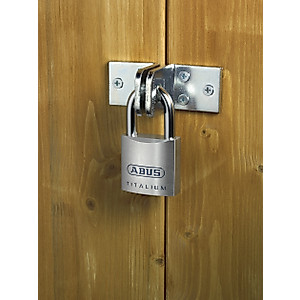 ABUS 80TI/40 Titalium™ Aluminum Alloy Padlock Keyed Different- Long Nano Protect Steel Shackle (1-1/2")