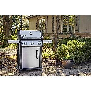 Weber Spirit S-315 Liquid Propane Gas Grill, Stainless Steel