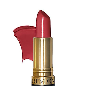 Revlon Super Lustrous Lipstick, High Impact Lipcolor with Moisturizing Creamy Formula, Infused with Vitamin E and Avocado Oil in Berries, Wine With Everything (525) 0.15 oz