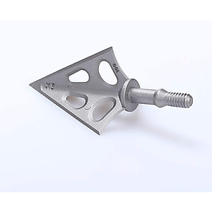 JIANZD Archery Broadheads 100 Grain Fixed Blades Stainless Steel Hunting Broadheads for Crossbow Recurve Bow and Compound Bow