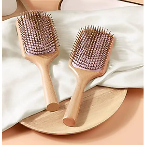 hair comb (square, pink)