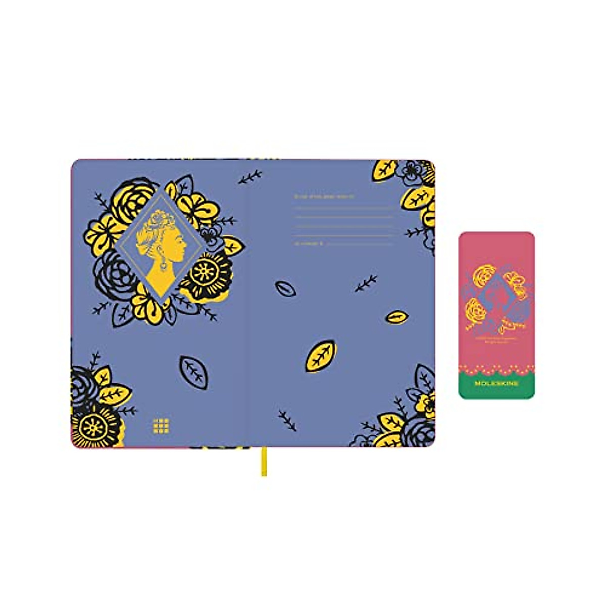 Moleskine Limited Edition Frida Kahlo 12 Month 2023 Weekly Planner, Hard Cover, Large (5" x 8.25"), Pink