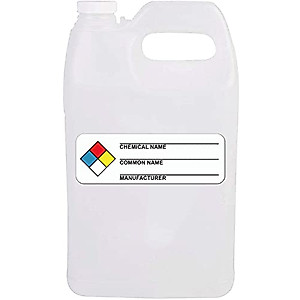 SDS Stickers/MSDS Stickers for Chemical Safty Data 1 X 3 Inches - Chemical Identifying and Labeling Sticker Decals - 250 HIMG Write-in Labels