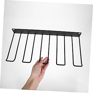 Levemolo Tool Holder Garage Hooks Broom Rack Rake Holder Tool Organizer Rack Shovel Holder Cordless Drill Rack Power Tool Rack Electric Tools Storage Shelf Black Carbon Steel