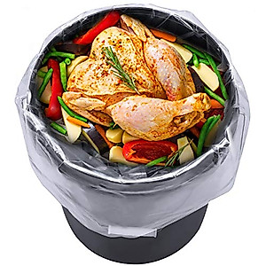 Xsourcer Food Storage Bags, 5 Gallon Bucket Liner Bags, Food Grade Platisc Bag for Marinading and Brining, BPA Free, Extra Heavy Duty Leak Proof, Great for Food Storage, 4Mil, Pack of 24