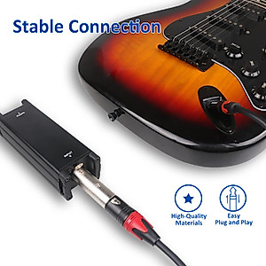 DREMAKE Audio XLR Female to 1/4 TRS Cable 40FT, Female XLR to 1/4 Cable, Jack 6.35mm 1/4 to XLR Female, 1/4 Inch to 3-Pin XLR Female Microphone Cable for Live & Stage Mixer Amplifier XLR Female to TRS