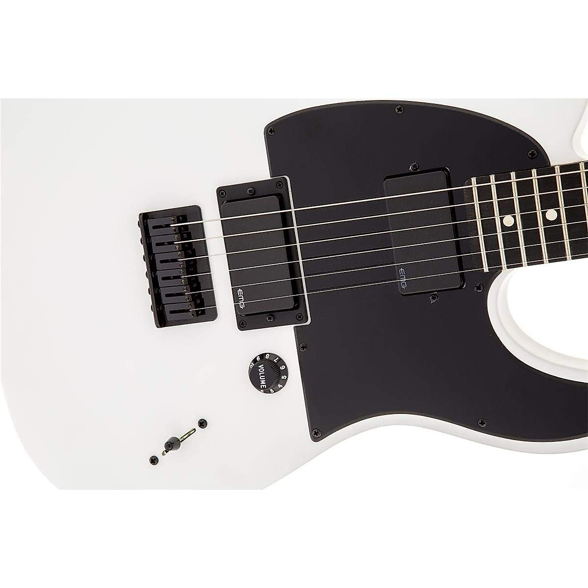 Fender Jim Root Telecaster Electric Guitar, with 2-Year Warranty, Flat White, Ebony Fingerboard