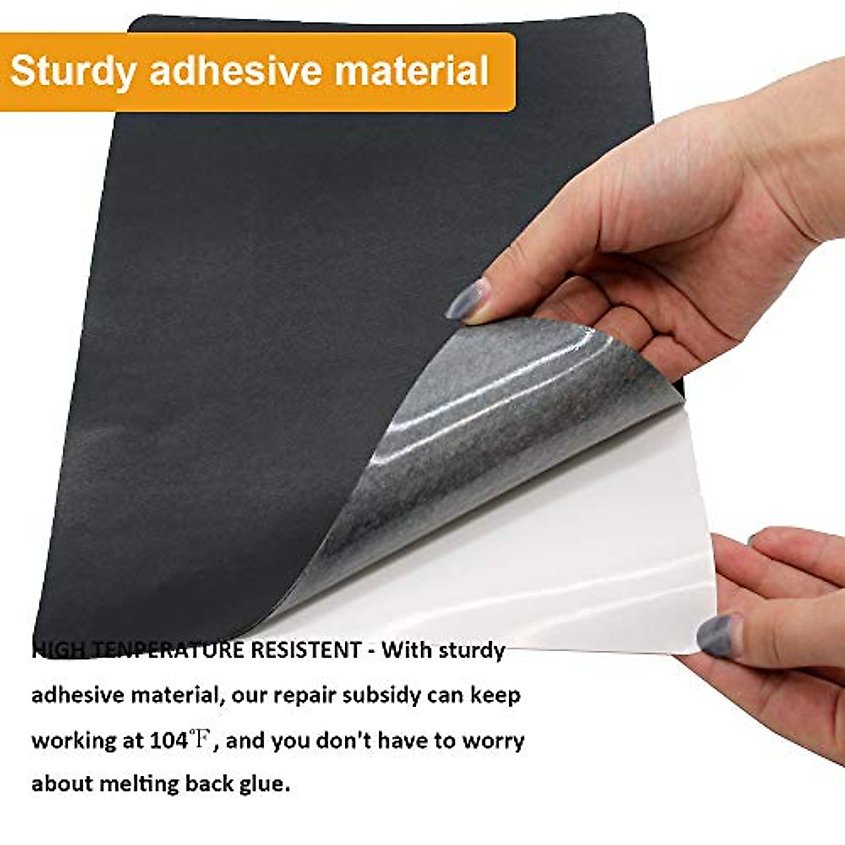 Sayopin Leather Repair Patch Kits for Furniture, Car Seats Couches and Elbow Self-Adhesive Patch Tape for Leather and Vinyl Repair, 8x11 inch Leather Sofa Repair Kits