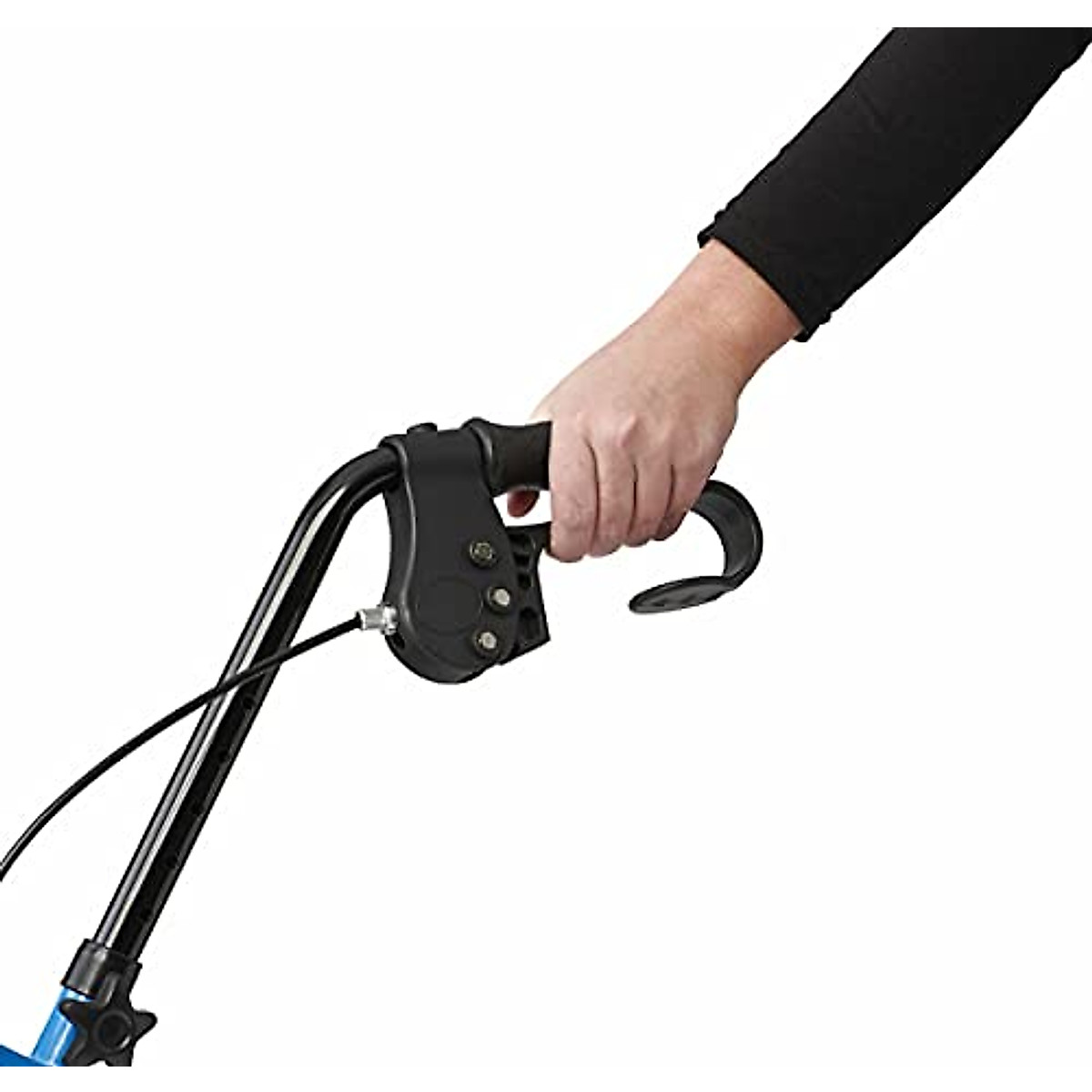 Medline Standard Steel Folding Rollator Adult Walker with 8" Wheels, Supports up to 350 lbs, Light Blue