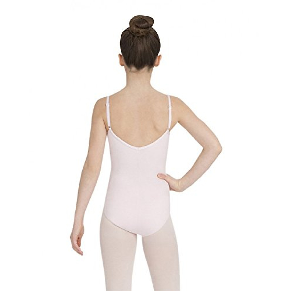 Capezio girls Classics Camisole With Adjustable Straps athletic leotards, Pink, Medium 7-8 US