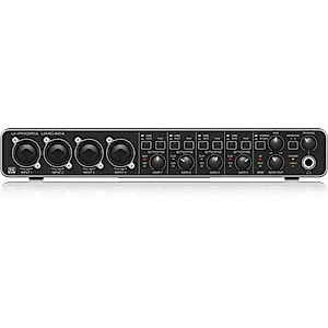 Behringer U-Phoria UMC404HD & MICROAMP HA400 Ultra-Compact 4 Channel Stereo Headphone Amplifier