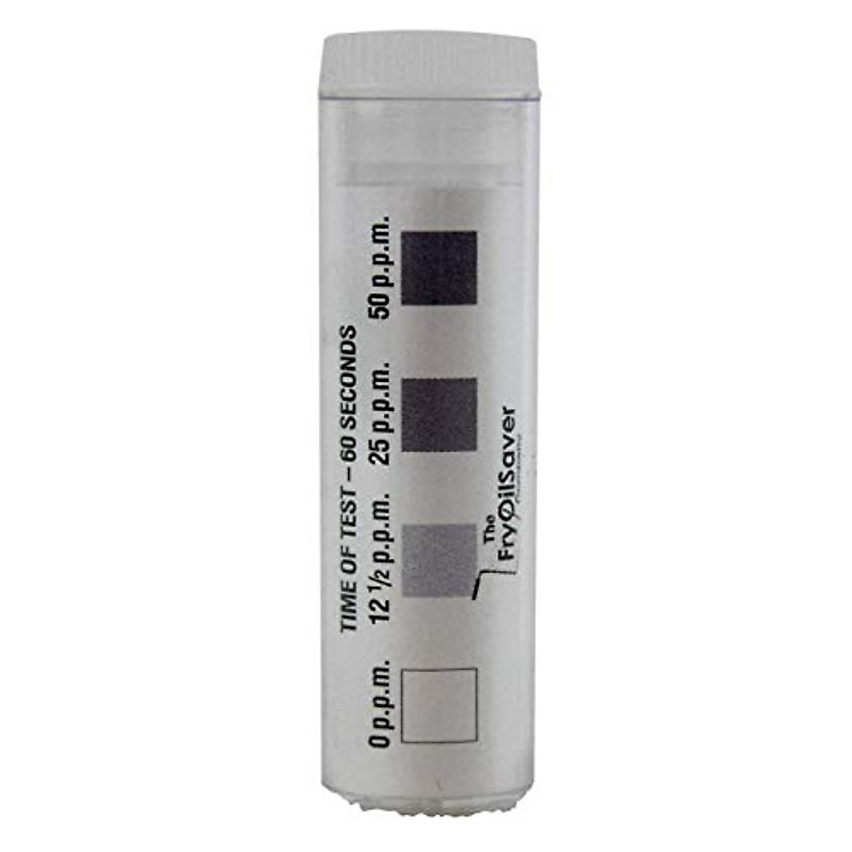 FryOilSaver Co, Restaurant Sanitizer Iodine Testing Strips, 0-50 ppm ph Paper Test Strips, Vial of 100 Test Strips