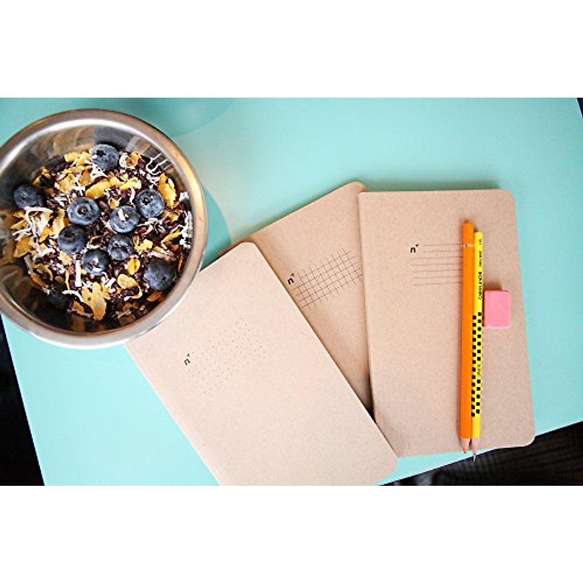 Northbooks Dotted Bullet Notebook Journal | 5x8 Dot Grid Journals | Soft Cover Eco-Friendly Premium Recycled Cream Color Paper 96-Pages | Made in USA