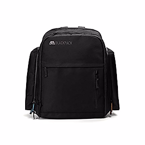 MOS BLACKPACK Grande, Durable Electronics Travel Backpack for 17"" Laptop, Tablet with Built in Cable Management (SW-44029)