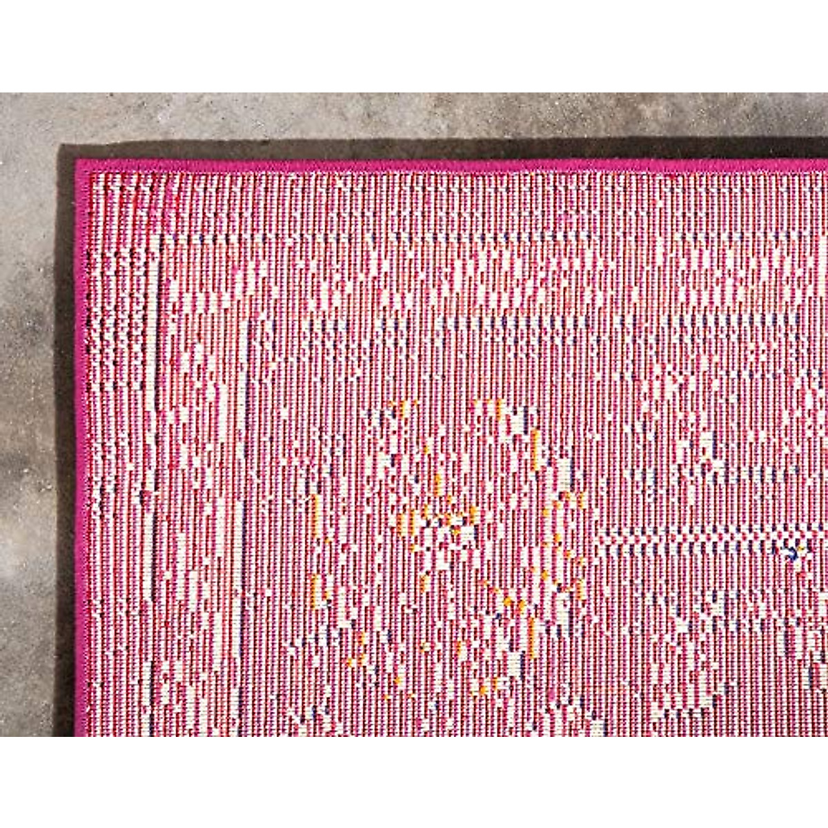 Unique Loom Medici Collection Vintage Botanical Traditional Red Area Rug (5' 0 x 8' 0)