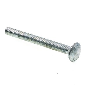 Prime-Line 9062393 Carriage Bolts, 1/4 In.-20 X 2-1/2 In., A307 Grade A Hot Dip Galv. (50 Pack)
