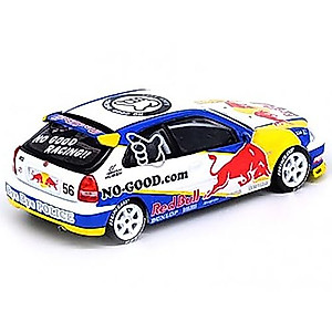 Inno Models Civic Type-R (EK9) RHD (Right Hand Drive) No Good Racing Livery 1/64 Diecast Model Car IN64-EK9-JDM14
