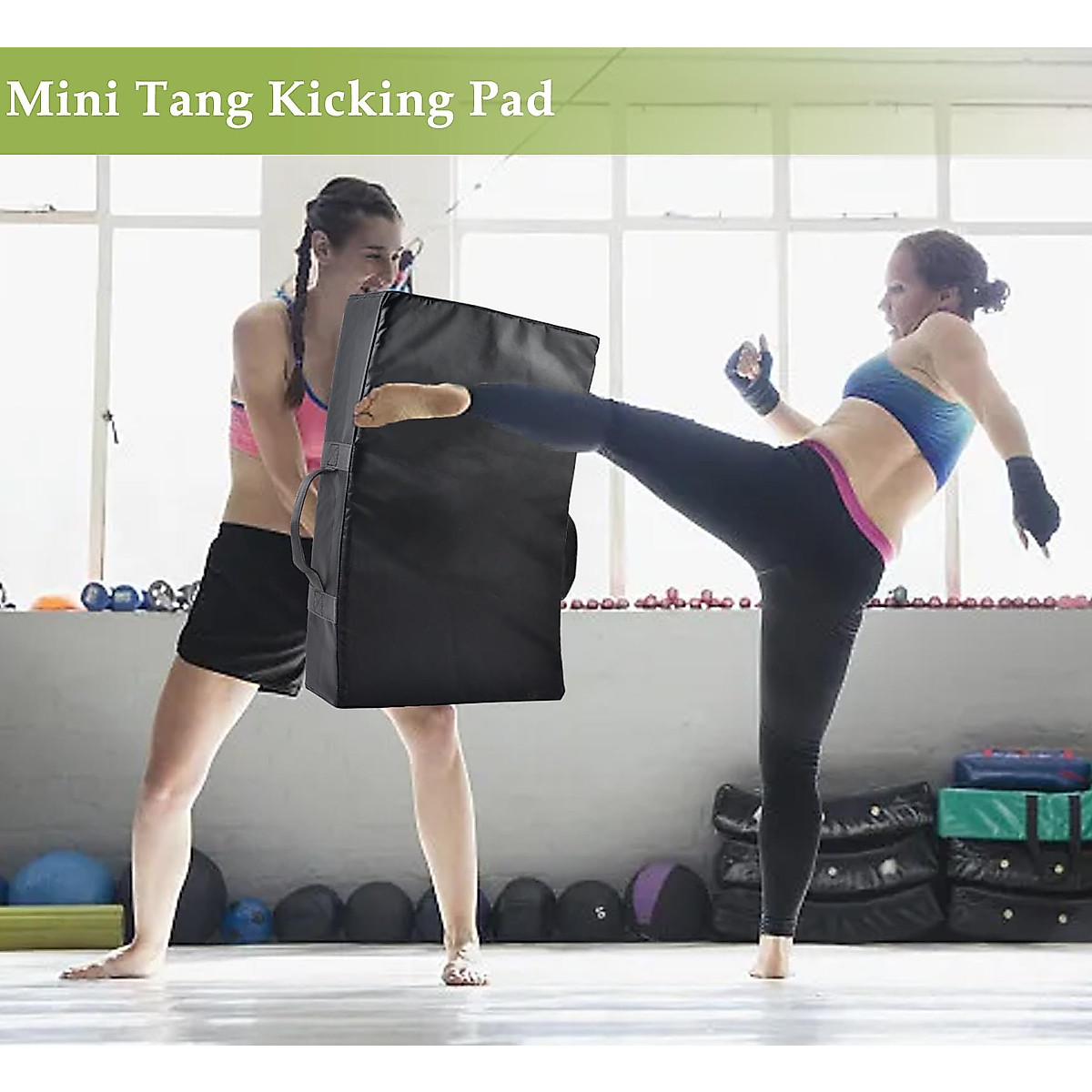 Mini Tang Kick Shield,Boxing Pads，Kicking Pads for Taekwondo,Martial Arts Kicking Pad,Karate Pads Kicking and Punching,Kicking Pads for Martial Arts,Boxing Pad with 5 Padded Handles…