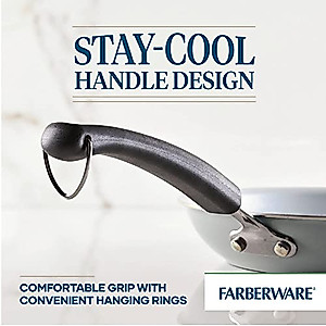 Farberware EcoAdvantage Ceramic Nonstick Cookware/Pots and Pans Set, 13 Piece - Gray