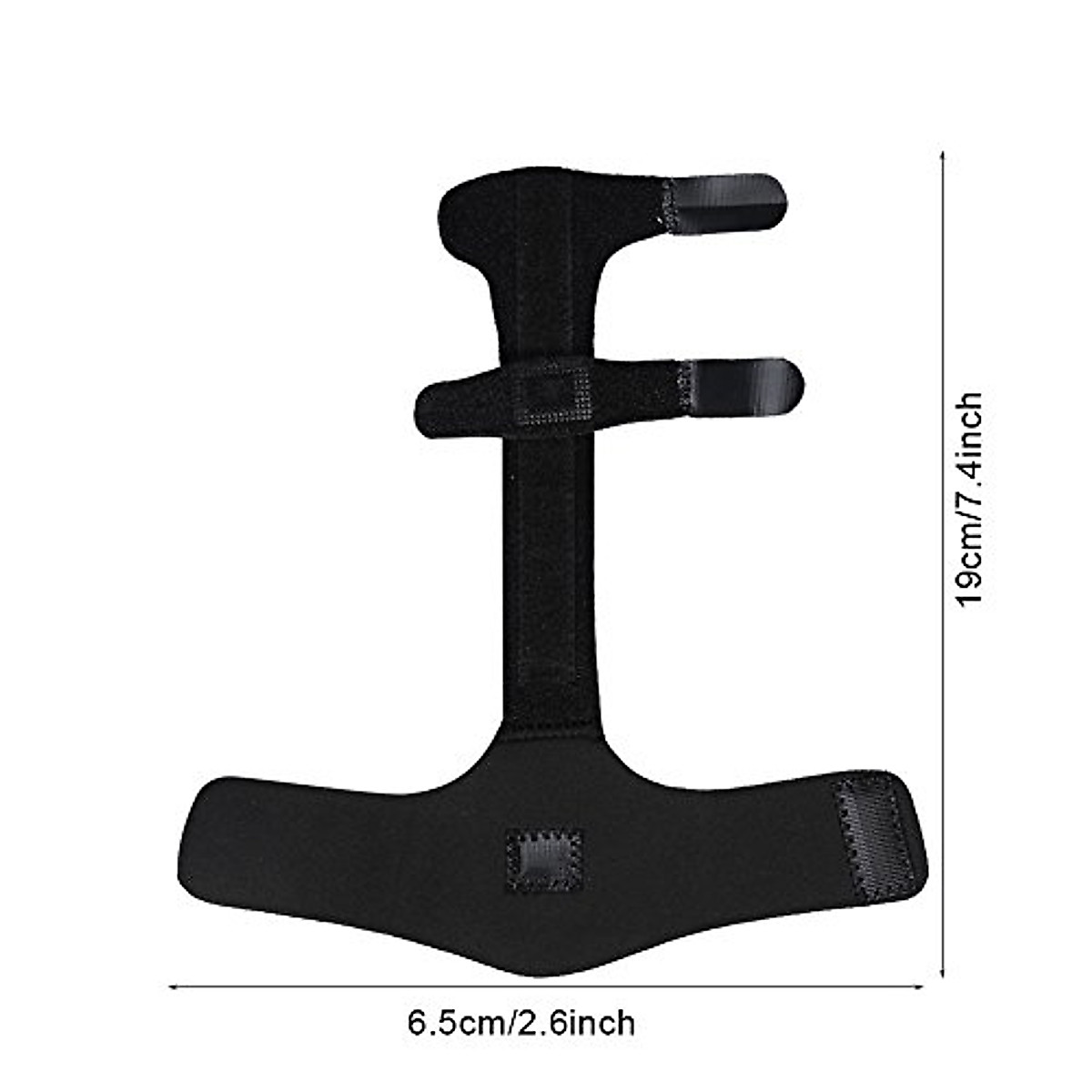 FILFEEL Finger Splint, Adjustable Aluminium Index Middle Finger Splint Hand Support Recovery Brace & Injury Tools