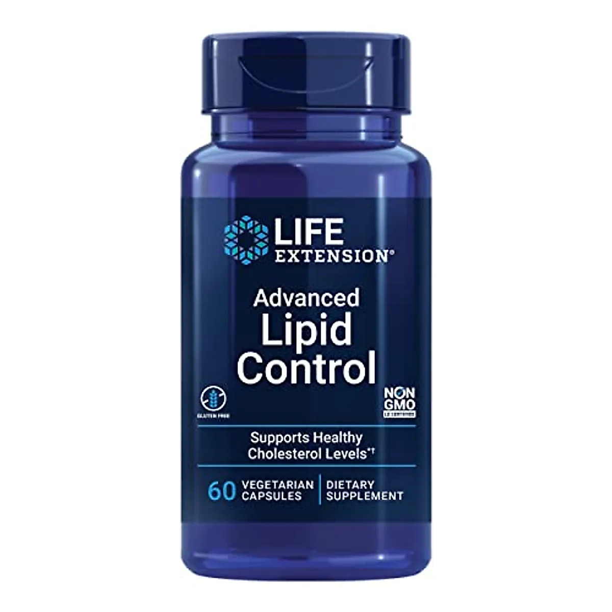 Life Extension - Advanced Lipid Control - Supplement for Supporting Already-Healthy Cholesterol Levels & Heart Health – Non-GMO, Gluten-Free, Capsule, Vegetarian - 60 Count(Pack of 1)