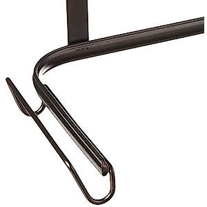 Spectrum Diversified Ashley Over-The-Cabinet-Door Grocery Installation Plastic Recycling & Trash, Under Sink Garbage Bag Holder, Bronze