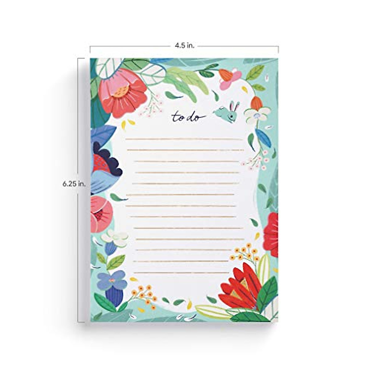 Ceibo Press To Do List Notepads (Set of 3) by Ana Sanfelippo | Cute Floral Stationary Memo Note Pads for Shopping List, Grocery List, Daily Planner, Weekly Planner use