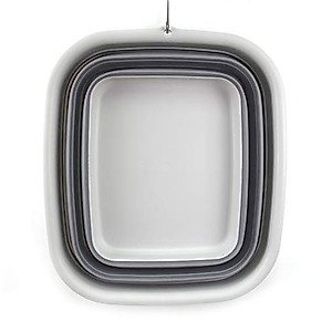 SAMMART 15L Collapsible Tub (Dark Grey, 1)