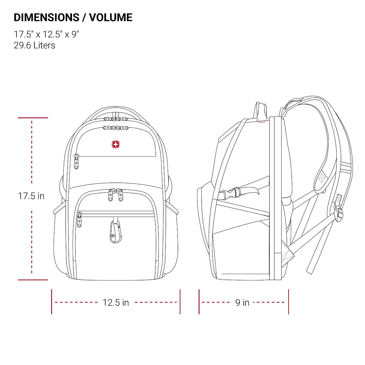 SWISSGEAR SA6752 TSA Friendly ScanSmart Laptop Backpack (Black)