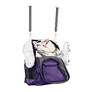 Easton | Ghost NX Backpack Bag Series | Adult | Team Logo Embroidery Panel | Purple