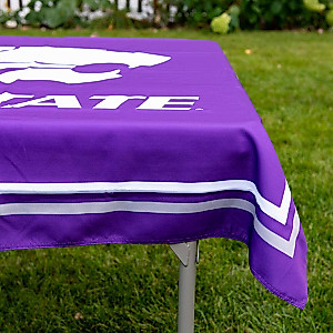 College Flags & Banners Co. Kansas State Wildcats Logo Tablecloth or Table Overlay
