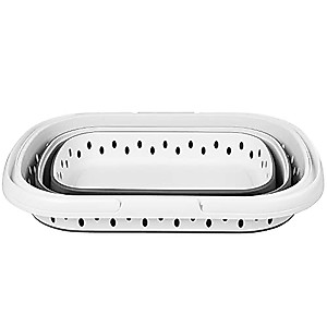 Haundry Collapsible Laundry Basket - 42L Foldable Plastic Laundry Hamper with Handles, Pop-up Basket for Laundry, Portable College Essentials Clothes Hamper