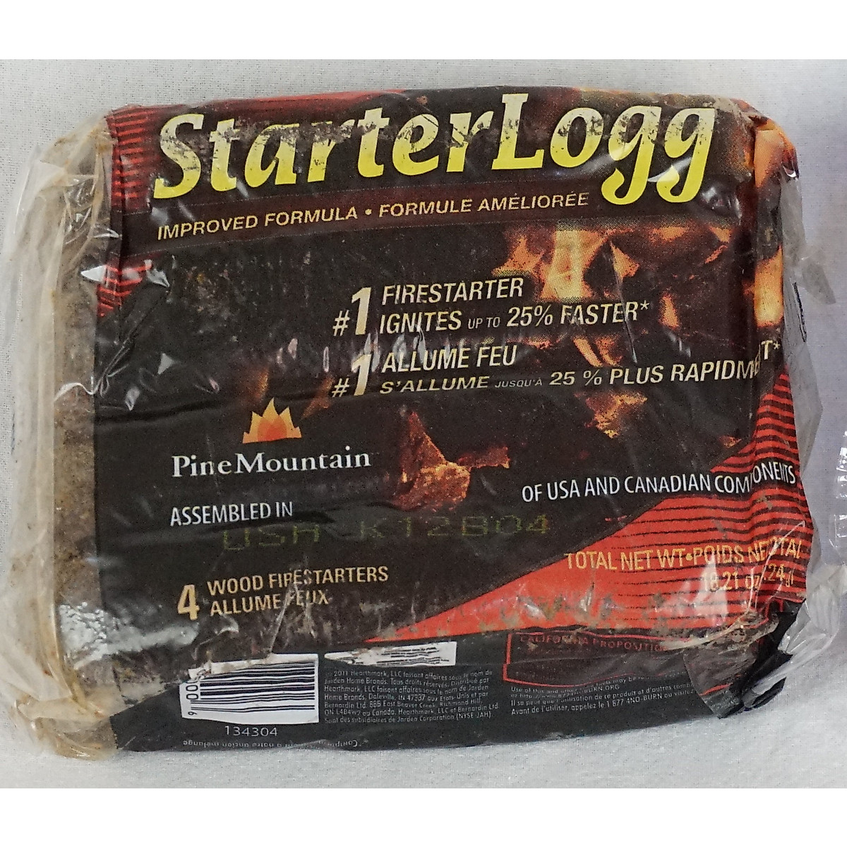 StarterLogg Pine Mountain Firestarter, 4-Pack, No Size, No Color