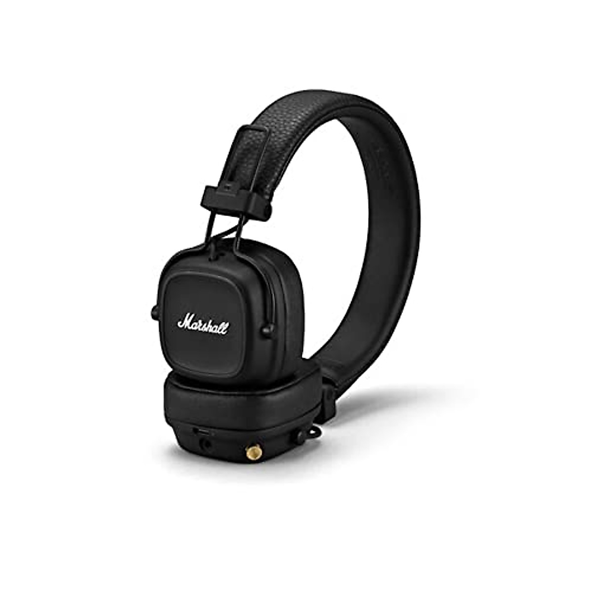 Marshall Major IV On-Ear Bluetooth Headphone, Black & Emberton Bluetooth Portable Speaker - Black & Brass
