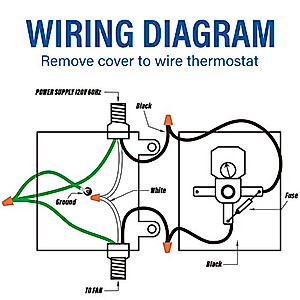 20 Inch Shutter Exhaust Fan Aluminum High Speed 1190RPM, 3368 CFM, Silver, with Adjustable Programmable Thermostat