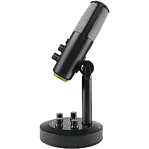 Mackie EM-Chromium Element Series Chromium USB Condenser Microphone Bundle with Deco Gear Universal Pop Filter Microphone Wind Screen and 1 YR CPS Enhanced Protection Pack