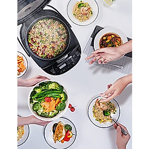 COMFEE' Rice Cooker, Japanese Large Rice Cooker with Fuzzy Logic Technology, 11 Presets, 10 Cup Uncooked/20 Cup Cooked, Auto Keep Warm, 24-Hr Delay Timer