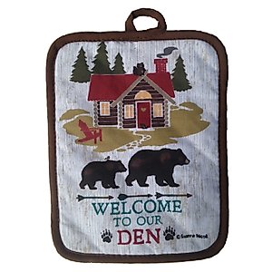 Kay Dee Designs Welcome to The Den Lodge Potholder
