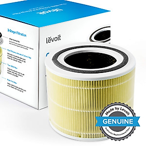 LEVOIT Air Purifier and Replacement Filter Bundle for Home Allergies and Pets