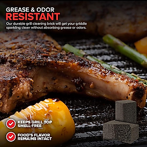 MIALO Trusted Traders BBQ Grill Cleaning Brick Pumice Stone, Black, 12 oz