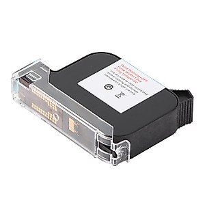 Hilitand 40ml Ink Cartridge Replacement for Printers 12.7mm Handheld Printer Ink Cartridge Portable Ink Cartridge (Yellow)