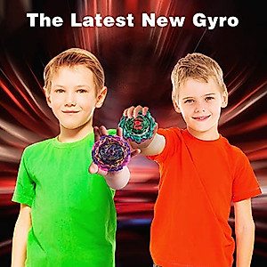 Bey Stadium Top Burst Set-Battle Game with 1Detachable Stadium, 2 Latest Style Battling Top Toys and 2 Launchers-Toy Gift for Boys Kids Ages 6 7 8 9 10 11 12 Years Old