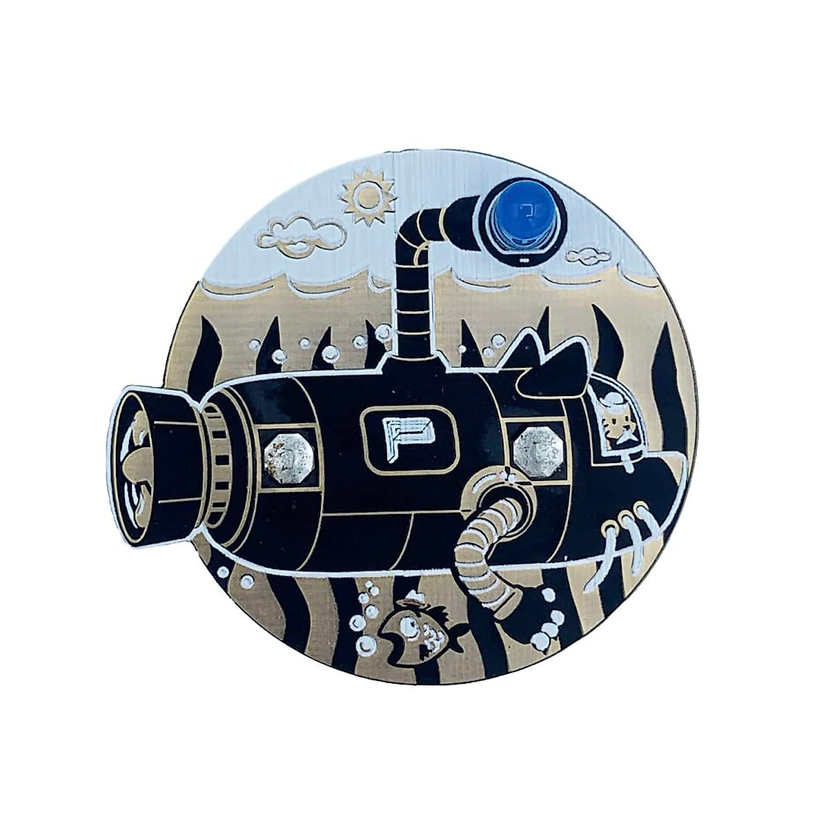 Purrmarine | Soldering Kit | DIY Electronics Kit for STEM and STEAM Students | Beginner Hardware Design Kit | LED Light Up Electronics Kit