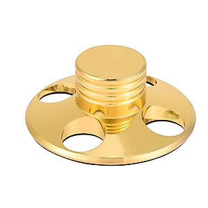 Sanpyl Turntable Copper Disc Record Stabilizer Clamp for LP Record Player Metal Audio Turntable Balanced Record Weight Clamp