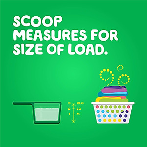 Gain Powder Laundry Detergent for Regular and HE Washers, Moonlight Breeze Scent, 93 ounces (Packaging May Vary)