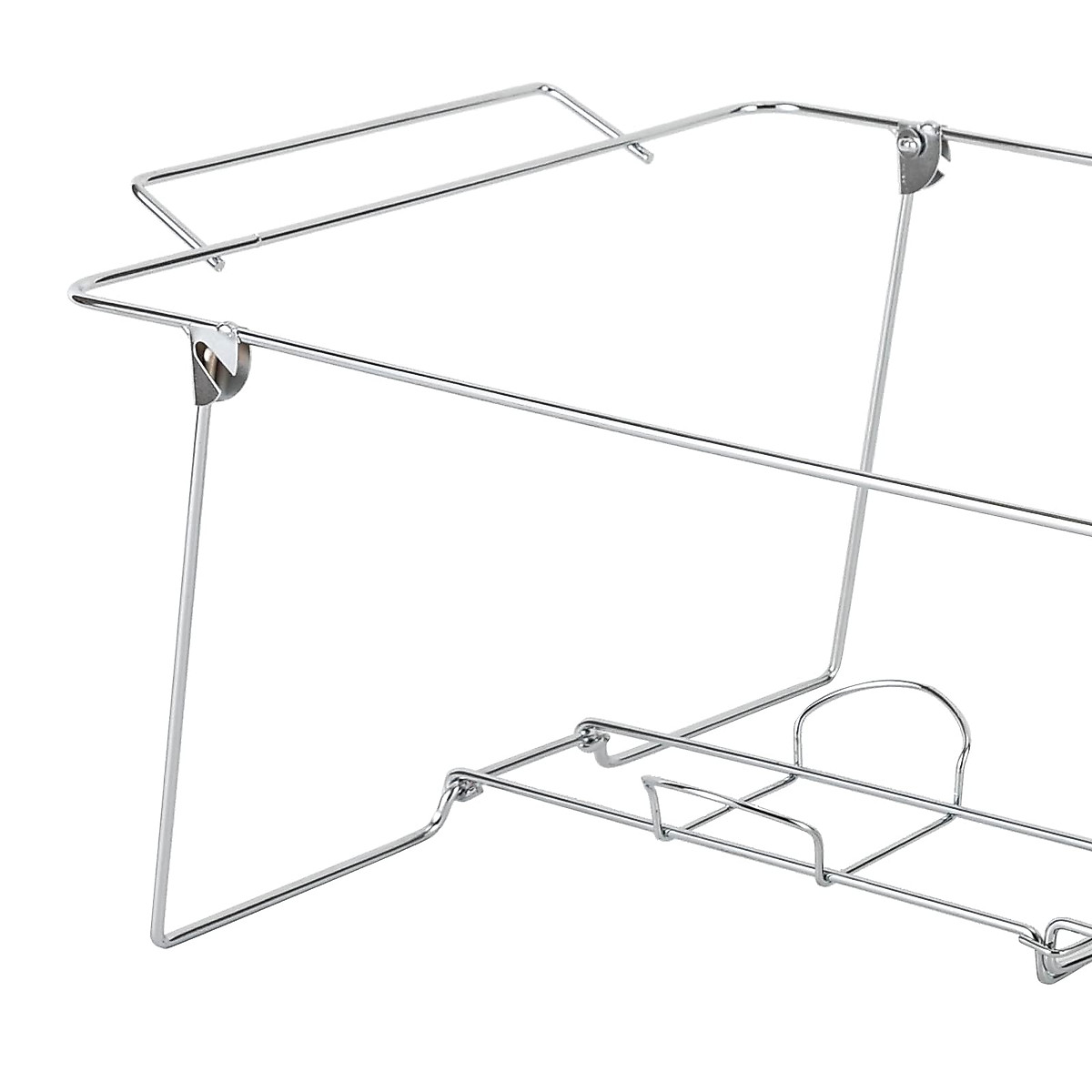 Gdrasuya10 12 Pack Buffet Stand Wire Racks, Foldable Chafing Wire Chafing Wire Rack Full Size Buffet Wire Frame Kit for Dish Serving Trays for Home Party, Restaurant, Event Catering Supplies