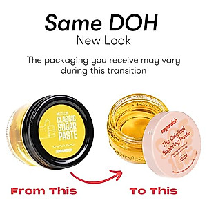 Sugardoh Sugar Wax Kit, TikTok Made Me Buy It, Sugaring Hair Removal with Medium Sugaring Paste At Home Hair Remover For Women & Men Facial, Arms, Legs,& Body Hair