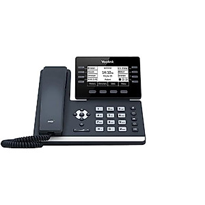 Yealink SIP-T53W IP Phone [10 Pack] 12 VoIP Accounts. 3.7-Inch Graphical Display. USB 2.0, 802.11ac Wi-Fi, Dual-Port Gigabit Ethernet, 802.3af PoE, Power Adapter Not Included (SIP-T53W)